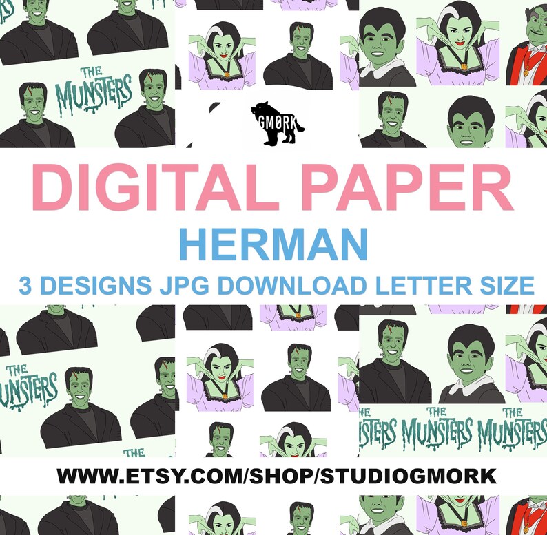 Herman Printable Papers, Jpg, Download, Vintage, Journaling, Planners ...