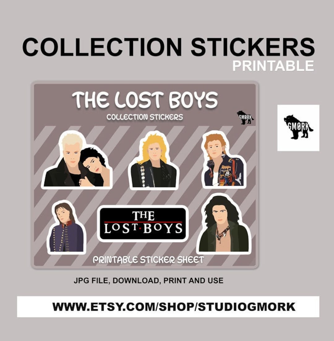 The Lost Boys Printable Stickers, Jpg, Download, for Planners ...