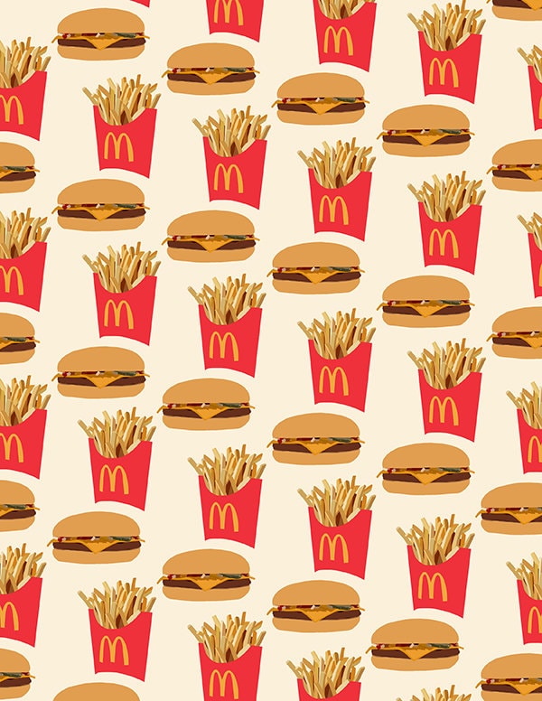 Hamburger Printable Papers, Digital, JPG, Download for Planners ...