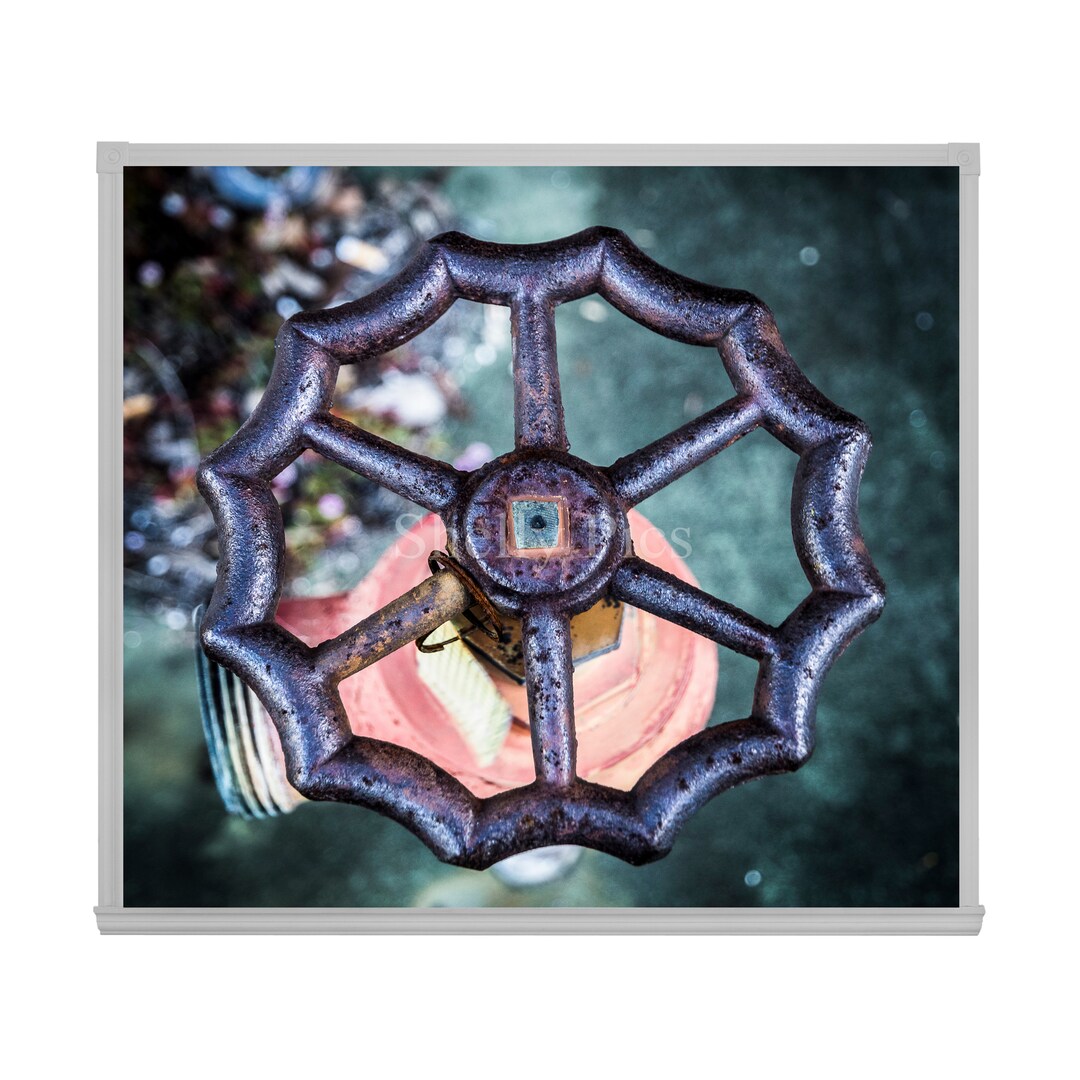 Hydrant Hand Wheel Rustic Wheel, Abandoned Hospital, Rustic, Instant ...