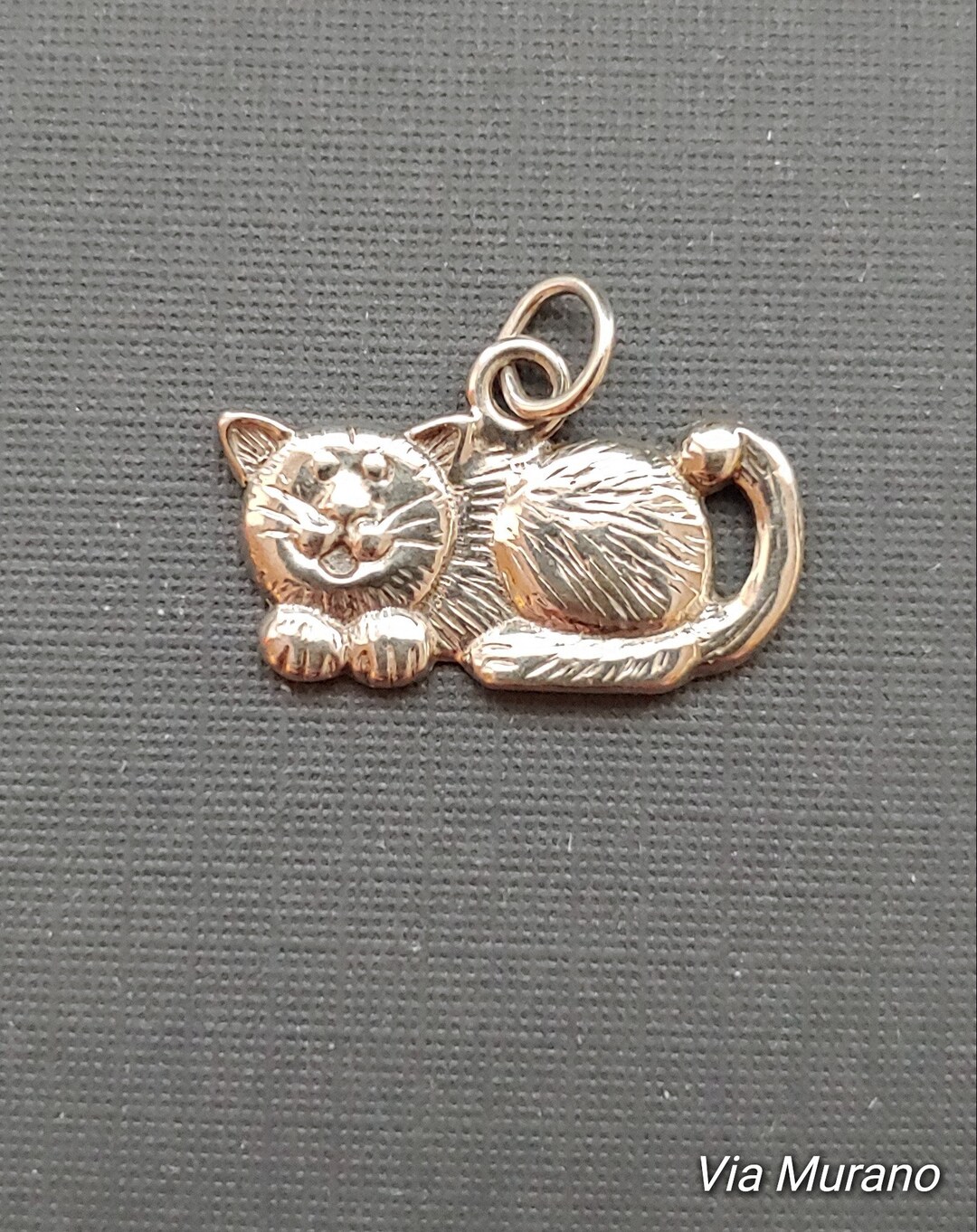 Limited Edition Sterling Silver Cat Charm Measuring 23mmx14mm. Weight ...