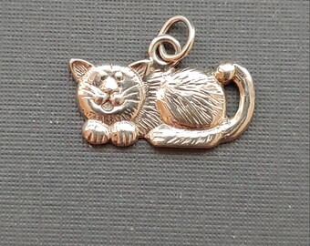 Vintage 925 Sterling Silver Hello Kitty Charm With Close Jump - Etsy