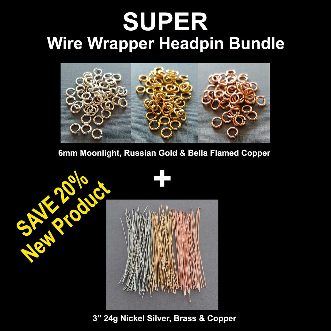 The Super Wire Wrapper Headpin Bundle. Made in USA. - Etsy