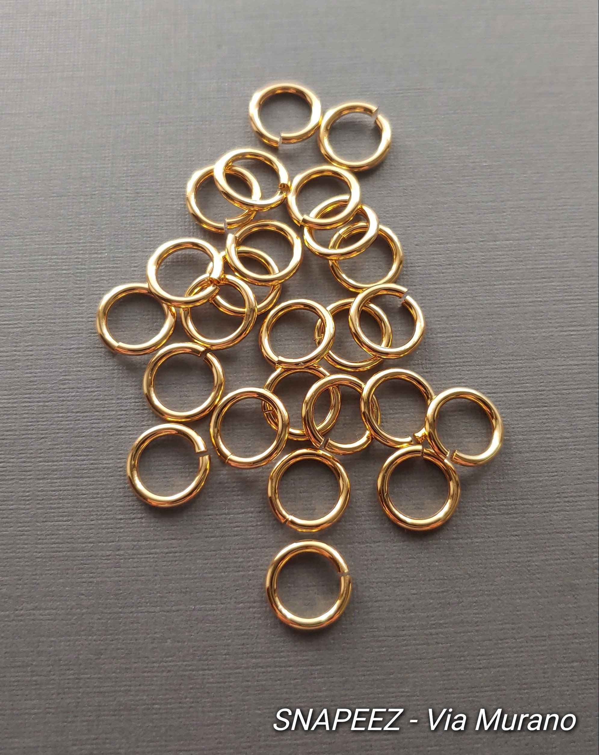 SNAPEEZ® the Snapping Jump Ring 24 Kt. Gold Ring - Etsy