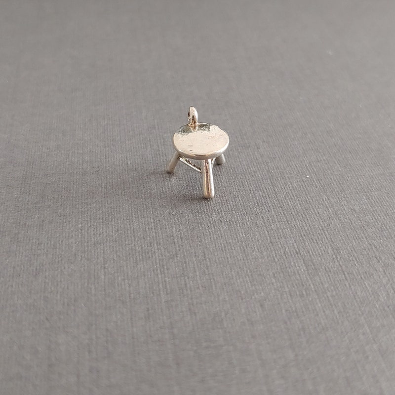 Stool Silver Charm - Etsy