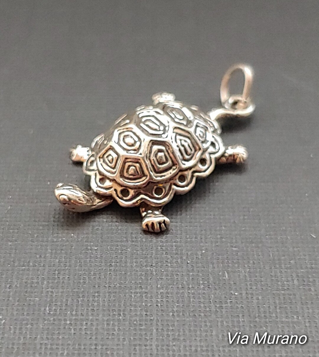 Limited Edition Sterling Silver Turtle Charm Measuring 30mmx17mm ...