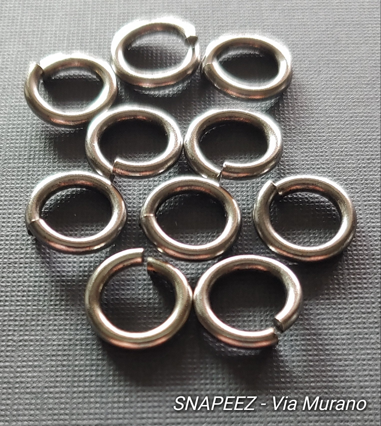 SNAPEEZ® the Snapping Jump Ring Gray Velvet Matte - Etsy
