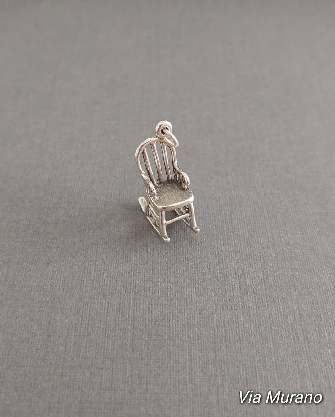 Limited Edition Sterling Silver Rocking Chair Charm Measuring 20mmx14mm ...