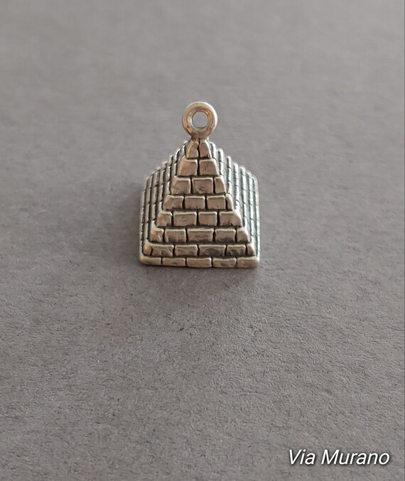 Limited Edition Sterling Silver Egyptian Pyramid Charm - Etsy
