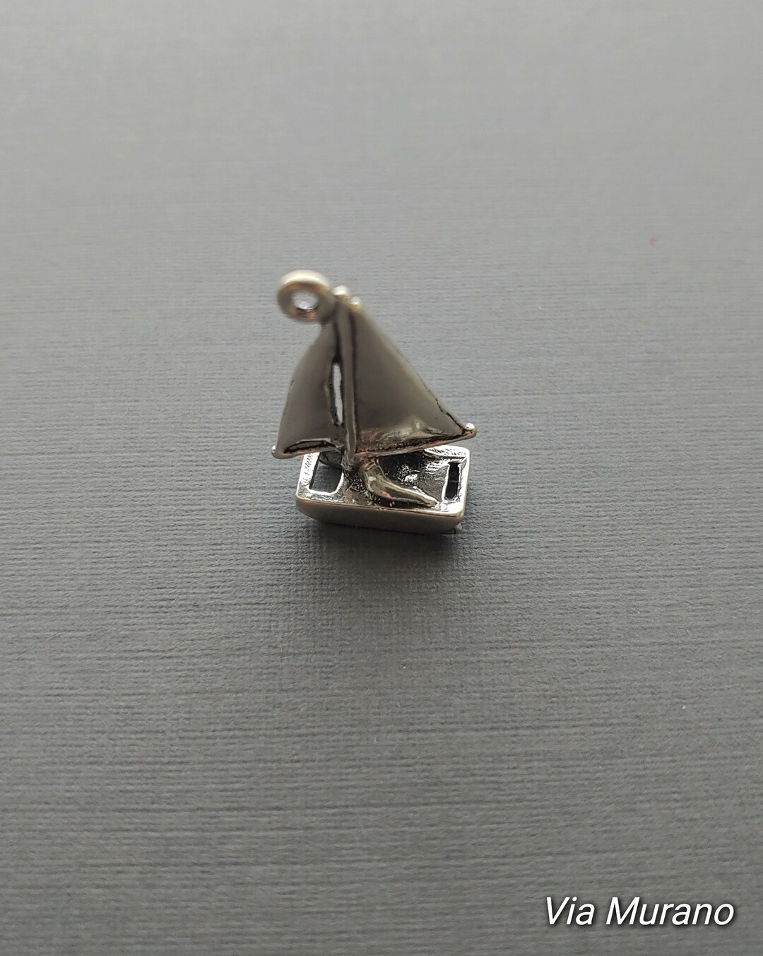Limited Edition Sterling Silver Sail Boat Charm Measuring 23mmx15mm ...