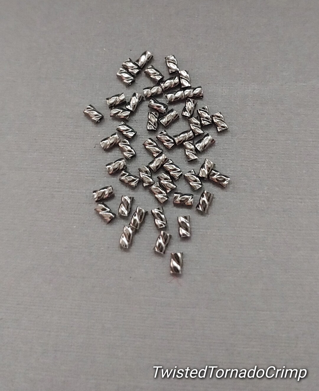 Twisted Tornado Crimp® Bead 99.9% Blackjack Black Nickel ULTRAPLATE ...