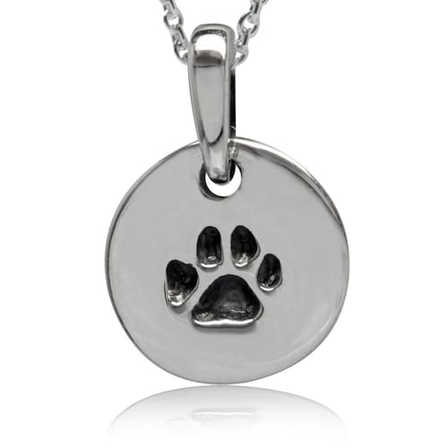 Sterling Silver Dog Necklace Silver Dog Pendant Balloon Dog - Etsy