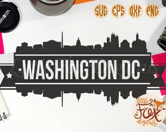 Washington dc svg | Etsy