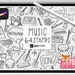 MUSIC STAMPS, Procreate Brushes, Musical Instruments Icons, Music Band ...