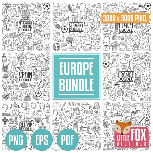 Illustration Set - Etsy UK