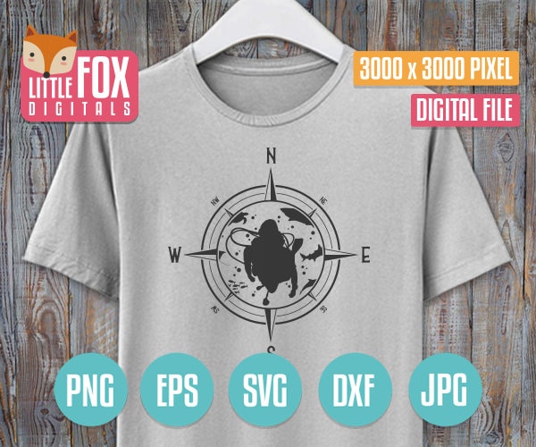 SVG SCUBA COMPASS Adventure. Nautical Compass Design Diver Sea | Etsy