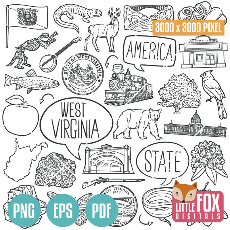 Wv Svg - Etsy