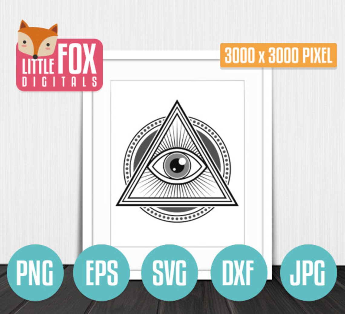SVG ILLUMINATI Symbol. Masonic Sign. Illuminati Cut File Svg. | Etsy