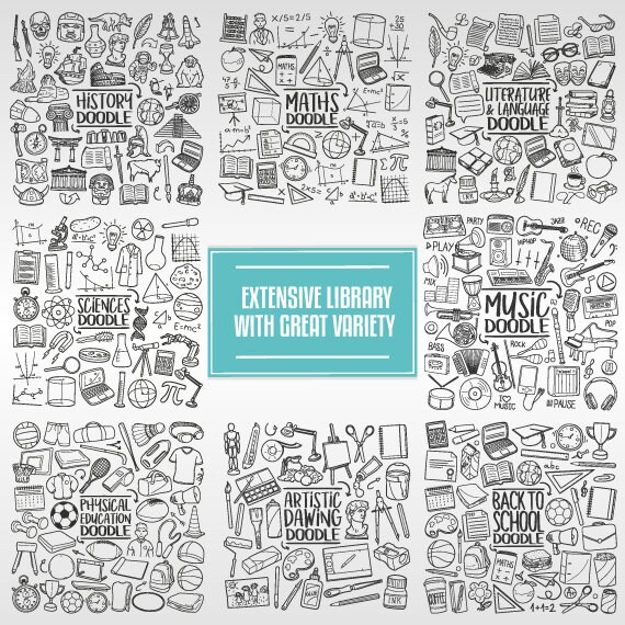 TIME to TRAVEL SVG Doodle Vector Icons. Traveling Holidays | Etsy