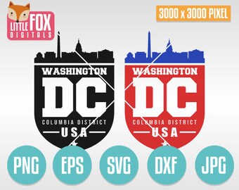 Washington Dc Badge - Etsy