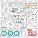 SCHOOL Bundle. Back to School Doodle Icons. Bundle Clip Art Doodle. Set ...