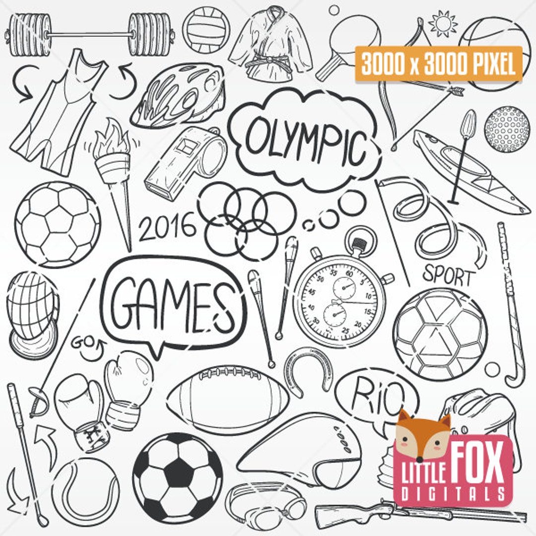 Olympic Sports Symbols Clip Art