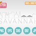 SVG SKYLINE Savannah, Georgia Usa. Savannah Cut File Silhouette City ...
