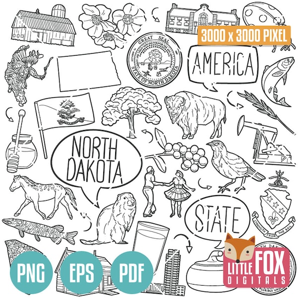 North Dakota - Etsy