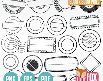 Blank Passport Stamp Clip Art