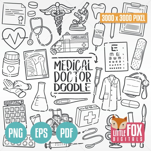 Hospital Doodles - Etsy