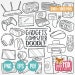 GADGETS, Doodle Vector Icons. Computer Technology Tools Traditional ...
