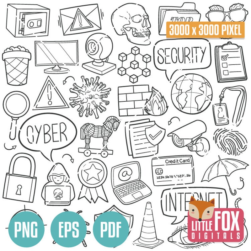 Cyber Security Sticker - Etsy