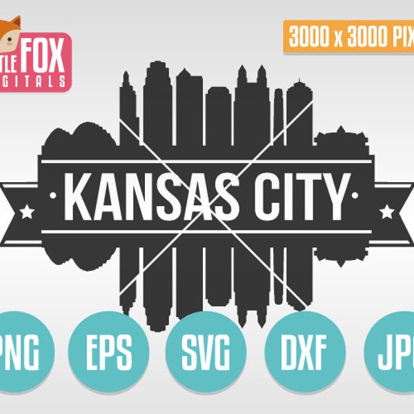 Kansas City Vector - Etsy