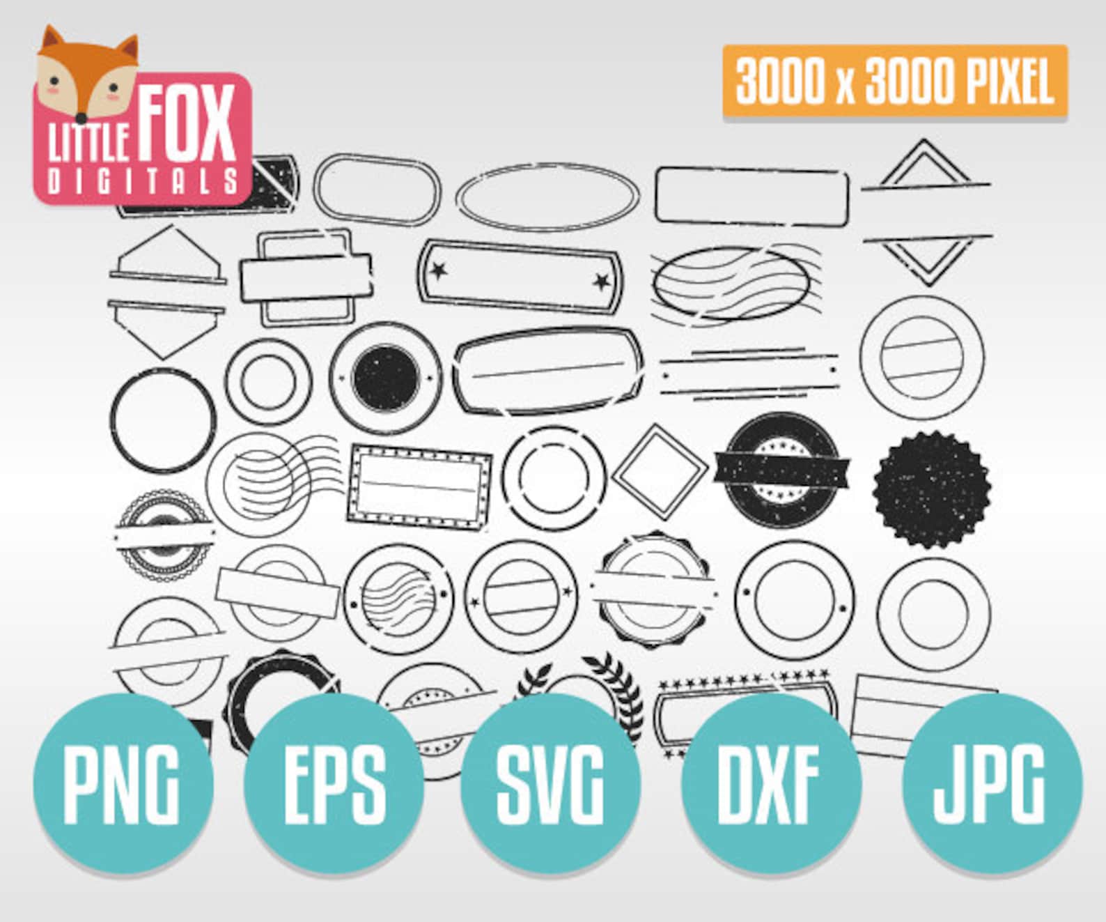 Svg STAMP EMPTY DESIGN Made in Passport Postage Grunge - Etsy