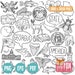 GEORGIA State Symbols. American State Clipart. Atlanta Augusta Columbus ...