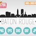 SVG SKYLINE Baton Rouge. Baton Rouge Louisiana Cut File Skyline City ...