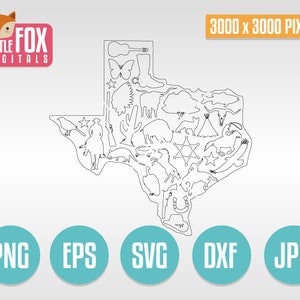 SVG MAP TEXAS. Cuttable Design Svg. Silhouette File Cameo. Silhouette ...