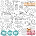 RUDE SYMBOLS, Doodle Icon Vectors. Problems Comic Words Design Clipart ...