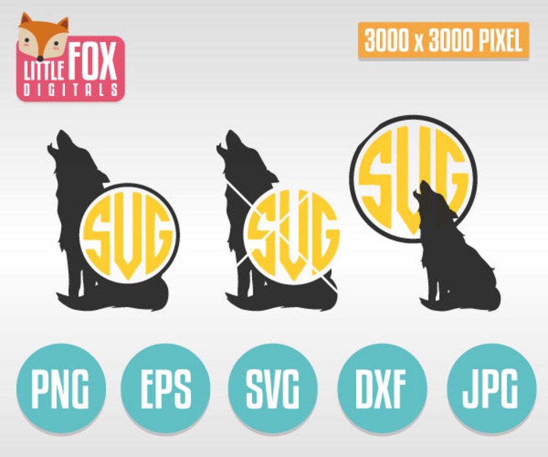 SVG Wolf American Native Spirit Forest Mountain Animal, Monogram ...