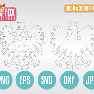 POLAND Flag Patriotic SVG. Poland Silhouette Clipart Heraldic, Polish ...