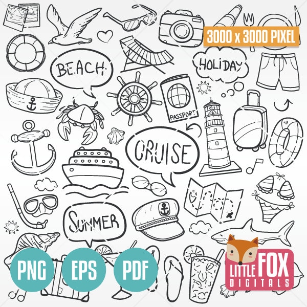 Cruise Clip Art - Etsy