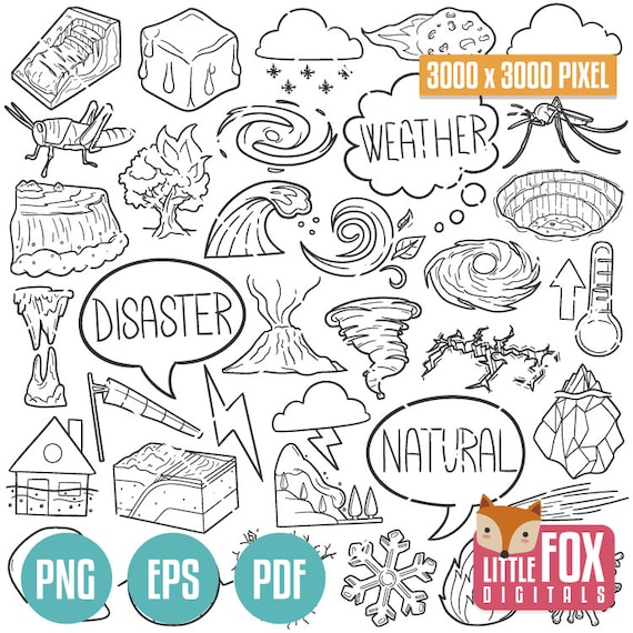 Natural Disasters Drawing