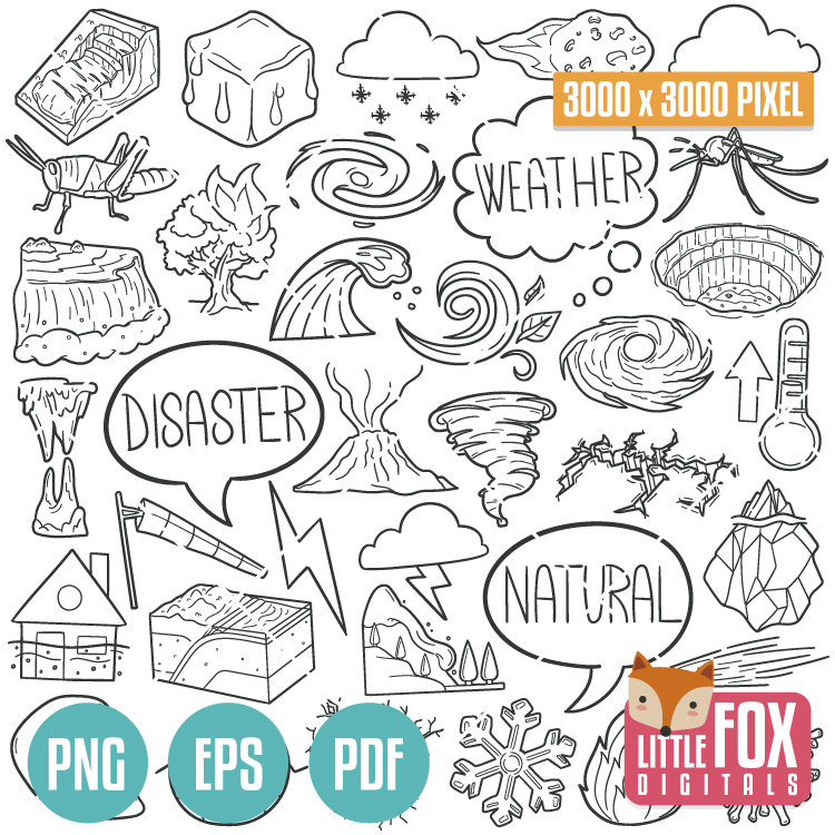 Natural Disasters Drawing