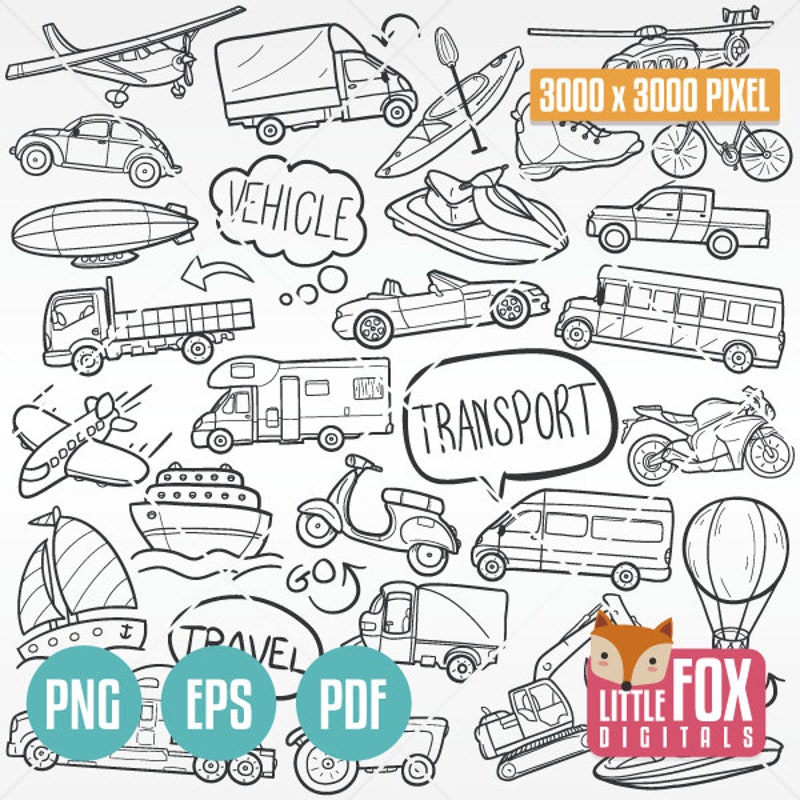 Vehicle Icon Traveling - Etsy Denmark