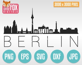 Berlin Skyline Svg - Etsy
