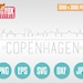 SVG Vector COPENHAGEN DENMARK. Europe Svg Skyline. Svg Cut - Etsy