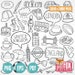 EUROPE Bundle. European Doodle Icons. Bundle Clip Art Doodle. Set ...