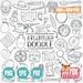 SOCIAL SCIENCES Bundle. Cultural Studies Doodle Icons. Scientist Clip ...