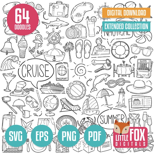 Cruise Clip Art - Etsy