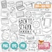 SCHOOL Bundle. Back to School Doodle Icons. Bundle Clip Art Doodle. Set ...